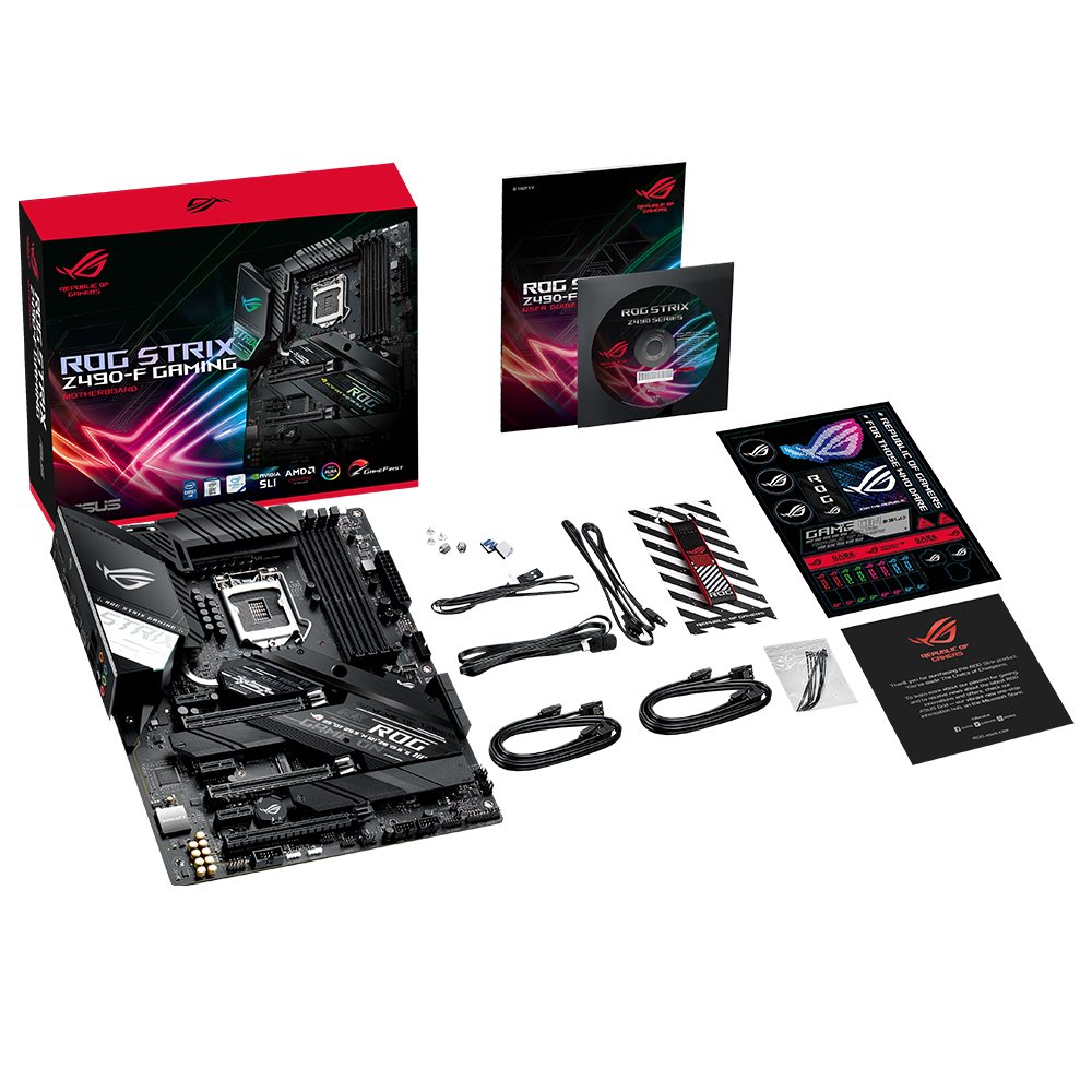 Mainboard ASUS ROG STRIX Z490-F GAMING (Intel Z490, LGA 1200, ATX, 4 ...