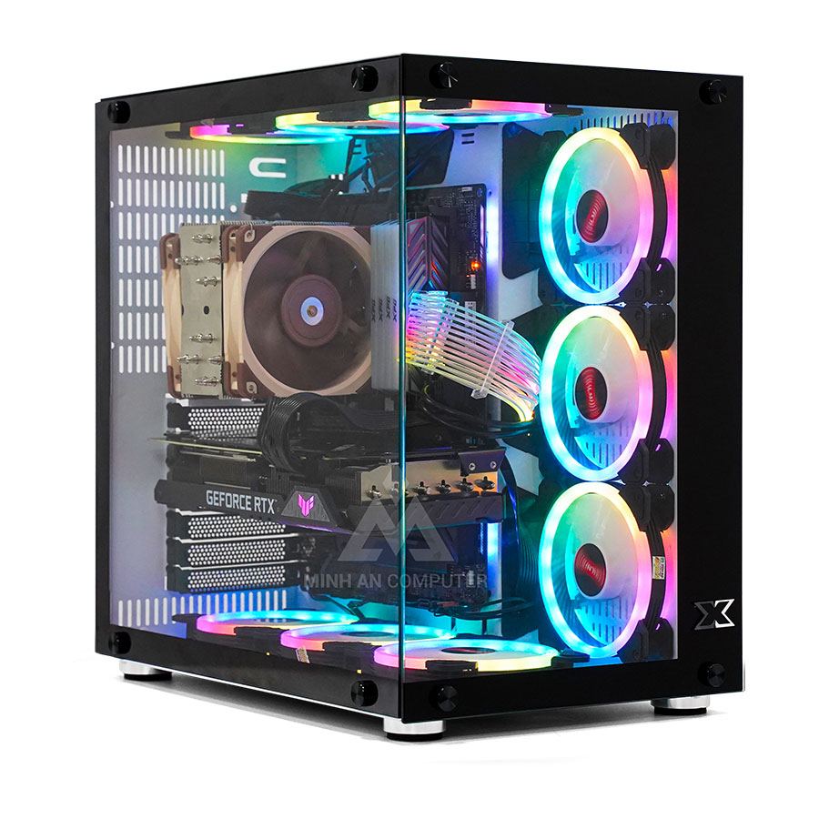 PC Workstation i9 10900K RTX 3080 AQUARIUS siêu khủng long