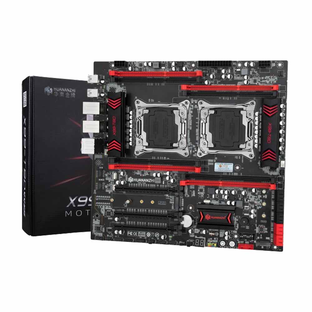 Mainboard Huananzhi X99 Dual T8D (Intel X99, Socket LGA 2011, E-ATX, 8 ...