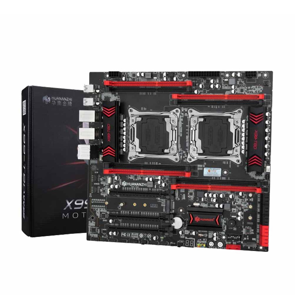 Mainboard Huananzhi X99 Dual T8D (Intel X99, Socket LGA 2011, E-ATX, 8 ...
