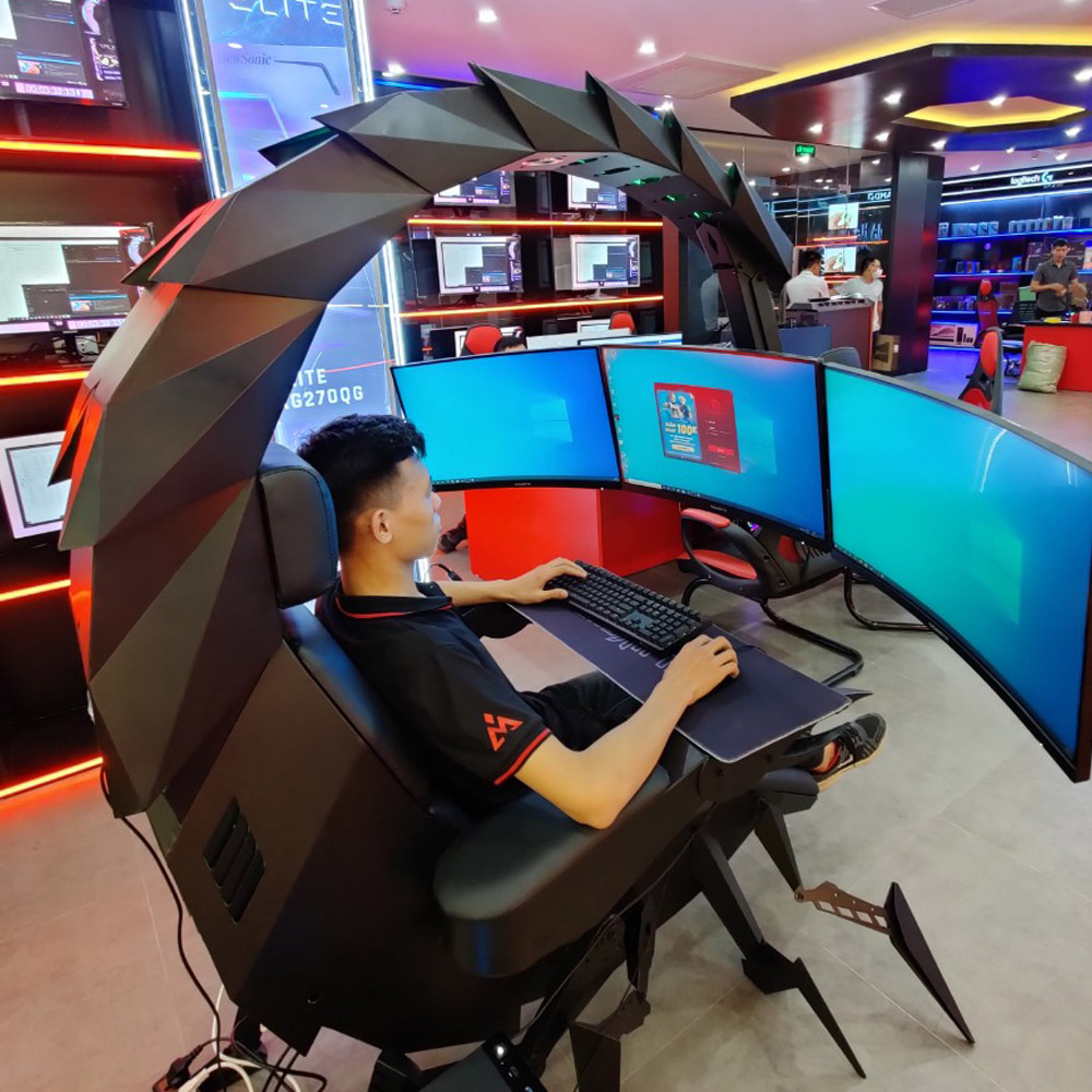 Ghế chơi game đa chức năng Cluvens Scorpion Computer Cockpit